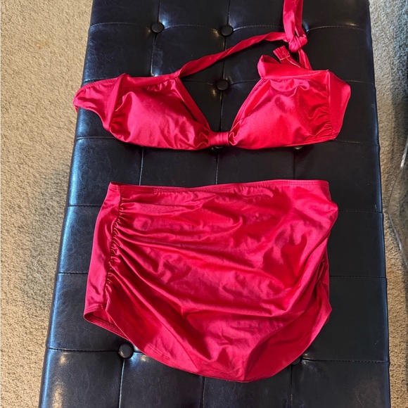 Esther Williams | Swim | Esther Williams Retro Red Bikini Set Size 6 W ...